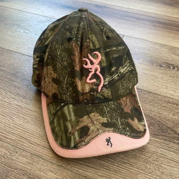 Browning | Accessories | Browning Camo And Pink Hat | Poshmark